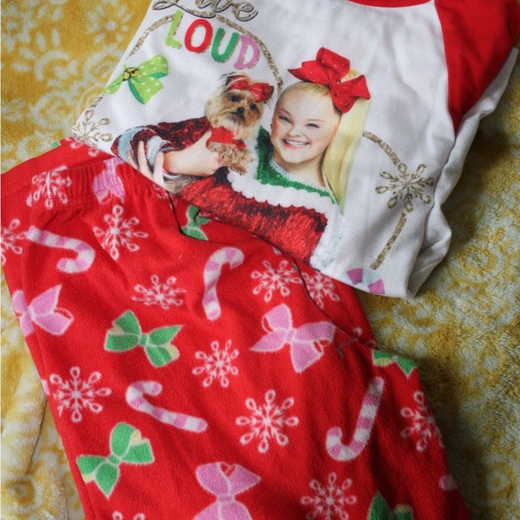 JoJo Siwa | Pajamas | Jojo Siwa Holiday Girls Fleece Pajama Set | Poshmark
